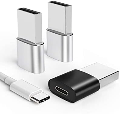 USB C to USB Adapter(3pack) Type-c Female to A Male Power Charger ...
