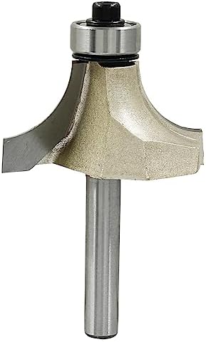 uxcell Router Bit 3/4 Inch Cutting Diameter 1/4" Shank Round Over ...