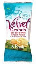 Amazon.com: Velvet Crunch Salt & Malt Vinegar 6 X 20G : Grocery ...