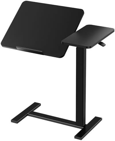 Amazon.com: DUMOS Small Standing Desk Rolling Table Adjustable Height ...