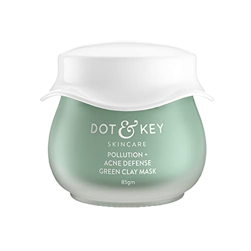 Buy Dot & Key Pollution + Acne Defense Green Clay Mask | Face Mask for ...