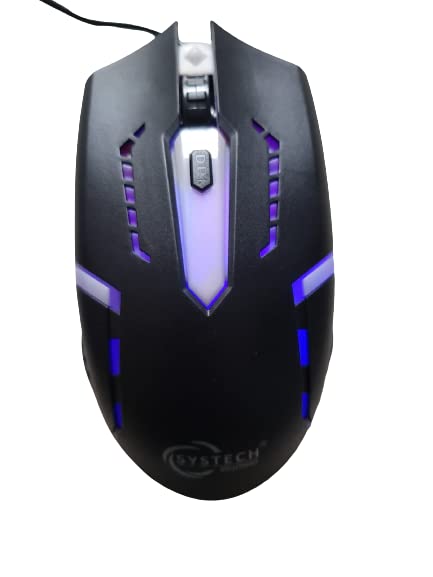 Amazon.in: Buy SYStech RGB Mouse with Color LED - Wired Mouse - Black ...