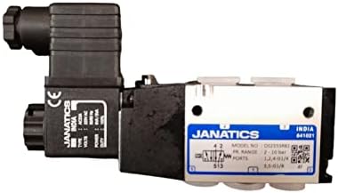 SOLTAIREJACO Janatics Solenoid Valve 1/4" | 5 Port 2 Positions Single ...