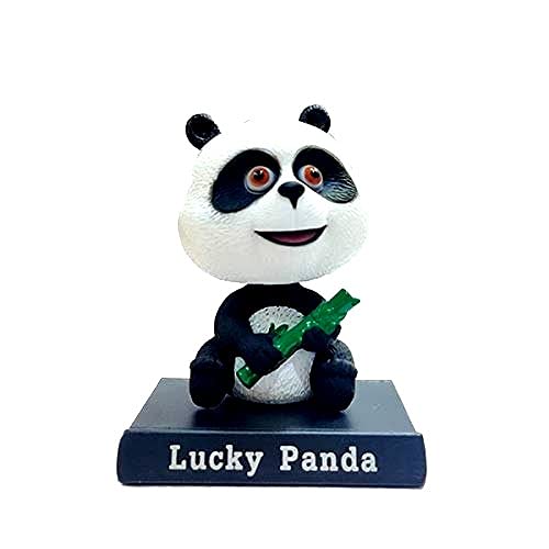 PINAKA Lucky Panda Teddy Bobblehead Action Figure Bobble Head Figurine ...