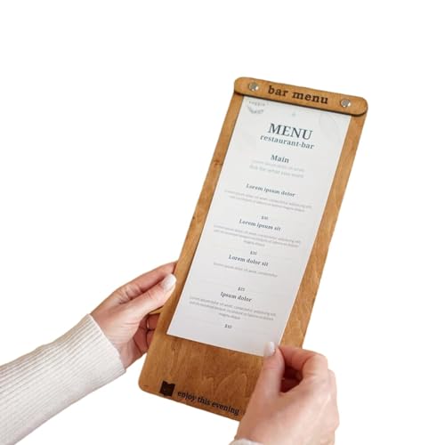 Amazon.com: Wooden Bar Menu, Custom wine list menu cover, Wooden Menu ...