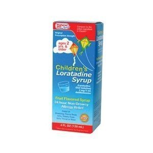 Amazon.com : Childrens Loratadine Syrup - 4 Oz : Allergy Medications ...