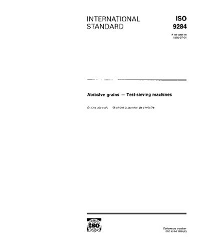 ISO 9284:1992, Abrasive grains - Test-sieving machines : Amazon.in: Books