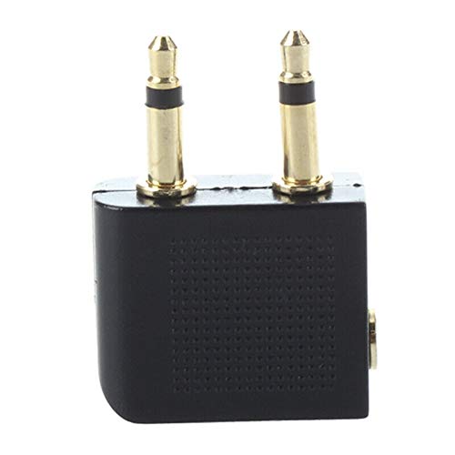 3.5 mm x 3,5 mm Aircraft Airline Travel Headphone Jack Audio Adapter ...
