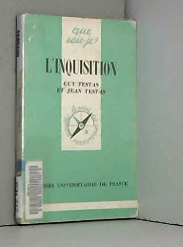 Amazon.com: L'inquisition: TESTAS, Guy, TESTAS, Jean: Books