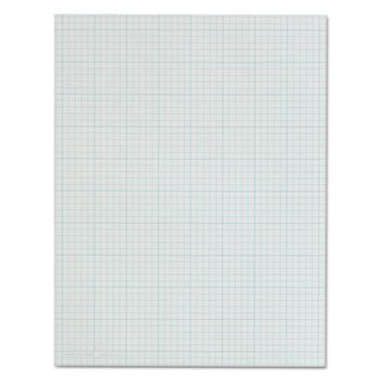 tops Cross Section Pads 5 Squares 8 12 x 11 White 50 Sheets : Amazon.in ...