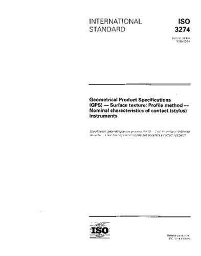 ISO 3274:1996, Geometrical Product Specifications (GPS) - Surface ...