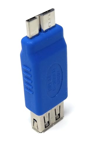 DRUT Micro B Male 10 pin to USB 3.0 A SuperSpeed Female Socket Cable ...