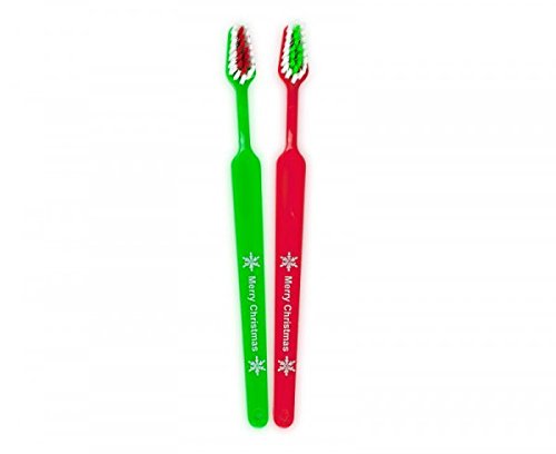 Amazon.com : Tess Oral Health Bulk Holiday Toothbrushes Child - Festive ...
