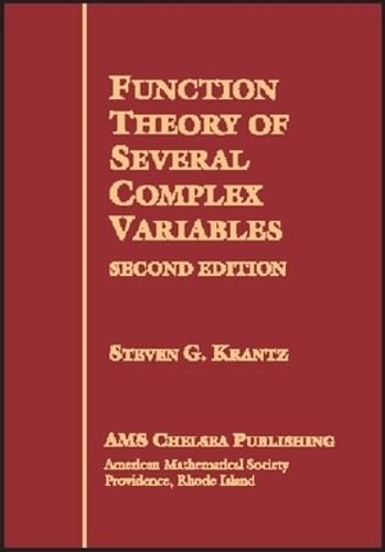 Buy Function Theory of Several Complex Variables Book Online at Low ...