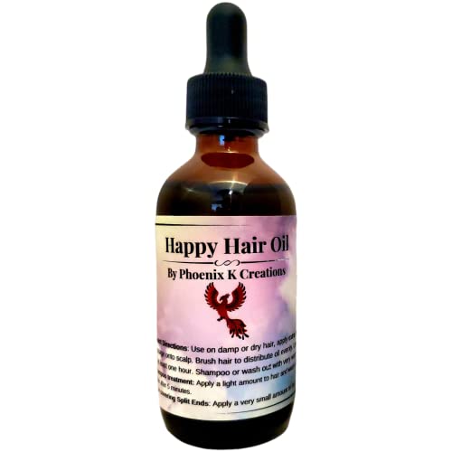 Amazon.com: Organic Happy Hair Oil (1 Oz.) : Beauty & Personal Care
