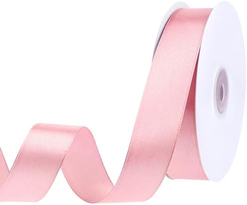 Amazon.com: WHZKCYH Pink Satin Ribbon 1" Pink Ribbon for Gift Wrapping ...