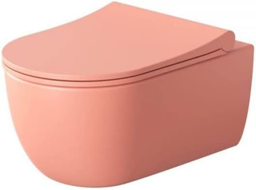 EGO INTERIORS Premium Design | Keramik Hänge-WC | MATTES LACHSROSA ...