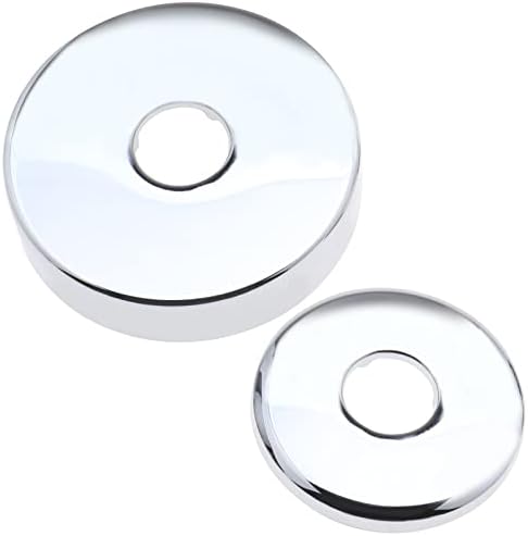 Create idea 2 Pieces Radiator Pipe Cover Set in Silver Stainless Steel ...