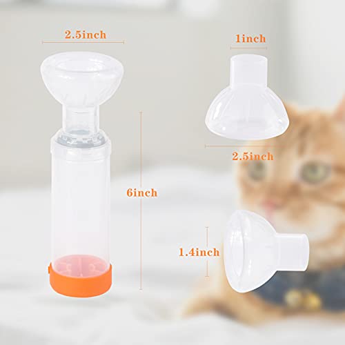 Snapklik.com : Rhyiee Inhaler Aerosol Chamber For Cats Helps Pets
