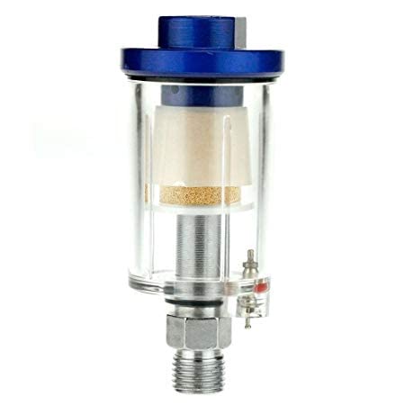 Mass Pro 1/4 Inline Air Oil Water Separator Filter for Compressor Spray ...