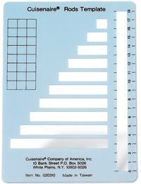 Cuisenaire Rod Template : Cuisenaire Publications: Amazon.com.br: Cozinha