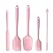 Amazon.com: DUFEIMOY 5 Piece Pink Silicone Spatula Set, Heat Resistant ...