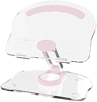 Amazon.com: Acrylic Tablet Stand Holder with 360 Rotating Base ...