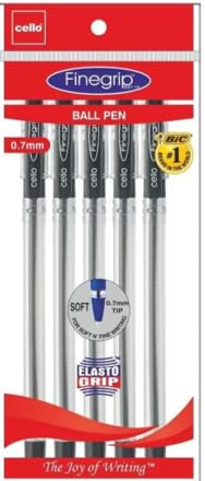 Cello Fine Grip Ball Pens, Black - set of 5 > hamarabazar : Amazon.in ...
