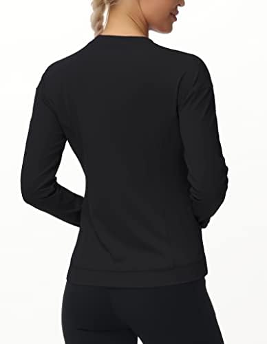 Amazon.com: Women's Long Sleeve Compression Shirts Workout Tops Cross ...