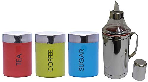 Buy Oil Dropper - 1000 ml with Handle and Colorful Tea, Coffee & Sugar ...