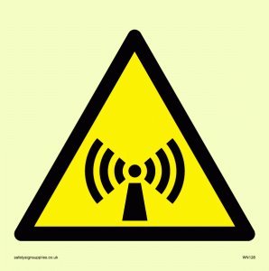 Electro-Magnetic Radiation Symbol Only Sign – BigaMart