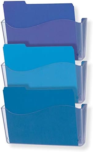 Amazon.com : Officemate Unbreakable Wall File, Letter/A4 Size, Clear, 3 ...