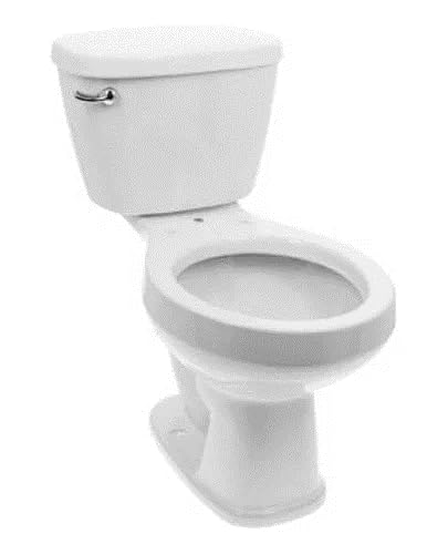 Wc Sanitario Inodoro Blanco Ecológico Redondo Con Asiento Y Herrajes ...