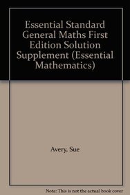 Essential Standard General Maths First Edition Solution Supplement ...