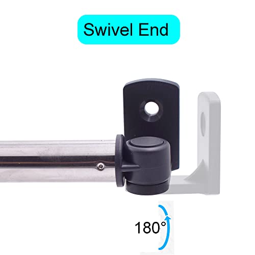 Snapklik.com : YYST Type A 16 To 39.5 Swivel End Sash Rod For Top ...