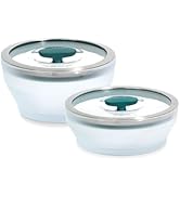 Amazon.com: Anyday 4-Pc Microwave Cookware & Glass Food Storage Set ...