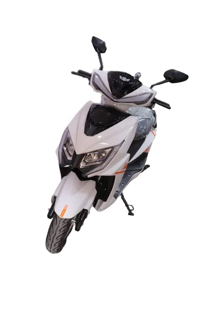 KARTAR EV Industry Lexa White Electric Scooter with Lead Acid Battery ...