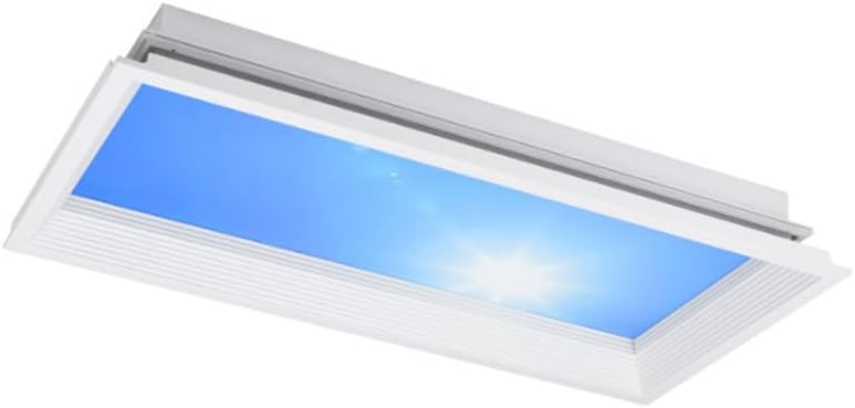 LUMINTURS 72W Full Spectrum Blue Sky Light Ceiling Lamp LED Ceiling ...