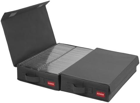 Amazon.com: NUSWOR Basic Stackable Stackable Cassette Tape Storage Box ...