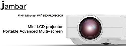 Jambar Miracast WiFi 1800 Lumens LED Projector : Amazon.in: Electronics