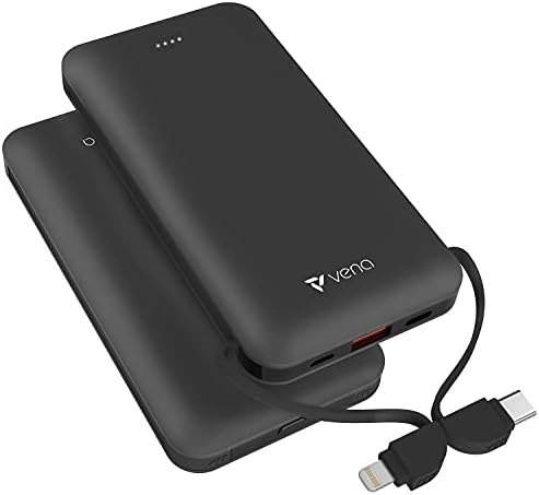 Amazon.com: Kuulaa Portable Charger with Built-in Lightning Connector ...