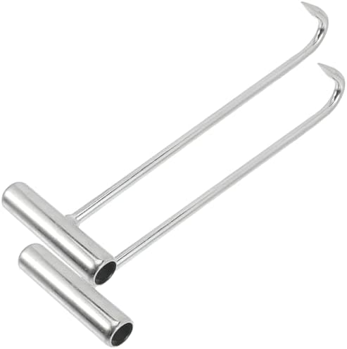 Amazon.com: Heavy Duty S Hooks Large T Shaped Hook Manhole Cover Hook ...