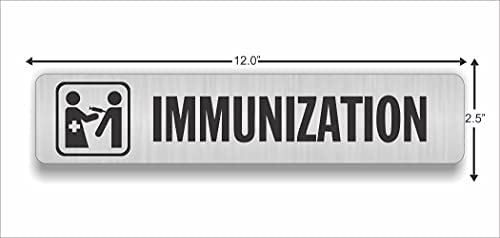 Carving Trends Premium Stainless Steel Metal Self Adhesive IMMUNIZATION ...