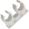 MegaHaustechnik 10 Stück Doppel-Rohrclips aus Kunststoff für Rohr ...