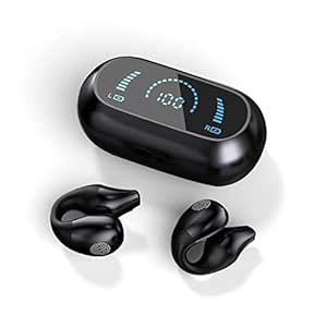 Wireless Ear Clip Bone Conduction Headphones Bluetooth Wireless Clip On ...