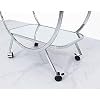 Modern Chrome Serving Drink Drinks Hostess Portable Push Tea Trolley ...