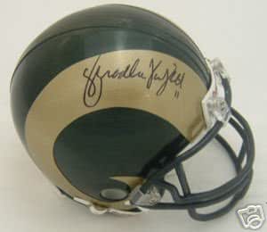 Amazon.com: Bradlee Van Pelt Autographed Csu Rams Mini Helmet ...