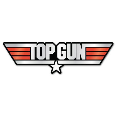 Top Gun Vynil Car Sticker Decal - Select Size : Amazon.in: Car & Motorbike