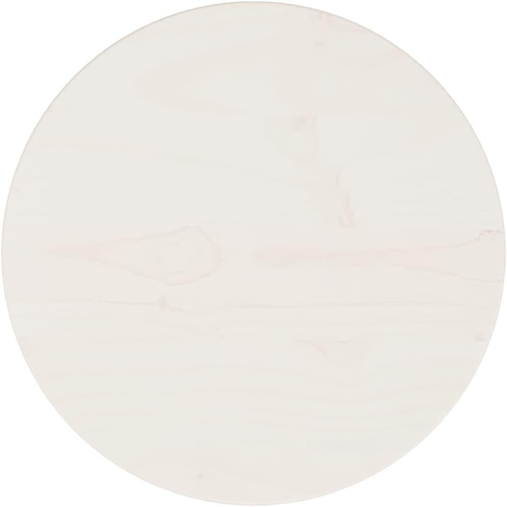 Amazon.com: GOLINPEILO Round Wood Table Top White Only, Replacement ...