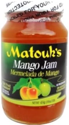 Amazon.com: MATOUK'S MANGO JAM 16 OZ (1 JAR) : Grocery & Gourmet Food